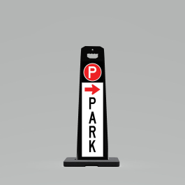 44-1/2" X 17-1/2" X 9" Outdoor Standing Panel Sign With 20Lbs. Weighted ...
