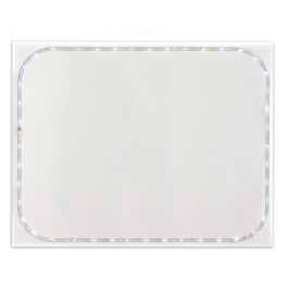 22" x 28" LED Embedded Sign, Blank (2 Pack with 4 AA battery box ...