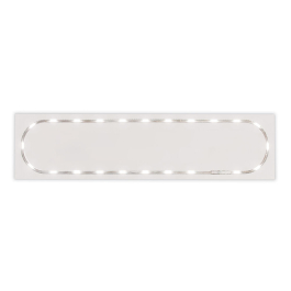 24" x 6" LED Embedded Sign, Blank (2 Pack with 4 D battery box ...
