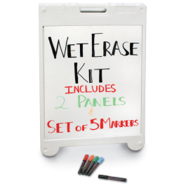 22" x 28" Optional Wet Eraser Kit | United Visual Products