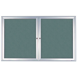 42 x 32" Radius Frame Enclosed Easy Tack Boards w/ Header | United ...